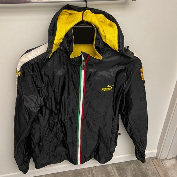Ferrari by Puma | Jackets & Coats | Puma For Ferrari Vintage Nylon Zip ...